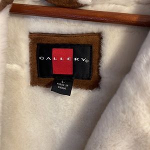 Gallery | Jackets & Coats | Nwot Gallery Suede Leather Jacket With ...